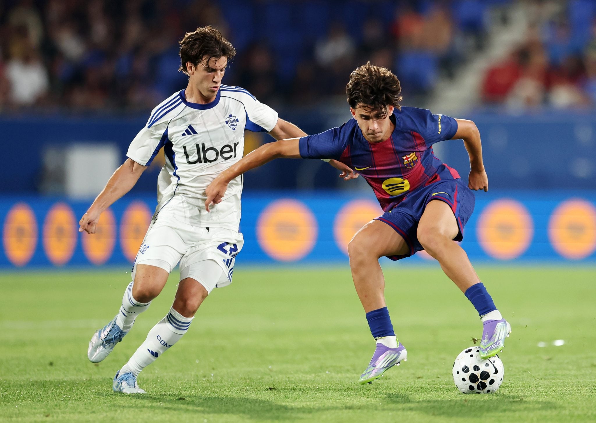Three Barcelona academy players train with the first team ahead of ...